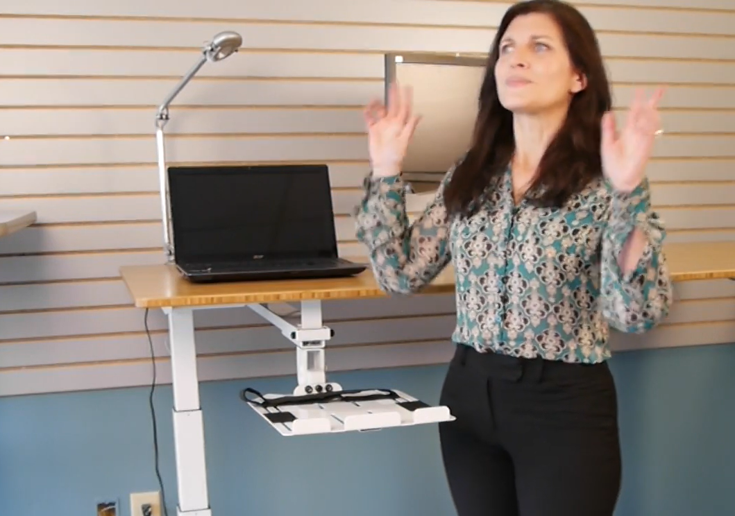 Dock & Hide Under Desk Laptop Holder - Ergoprise